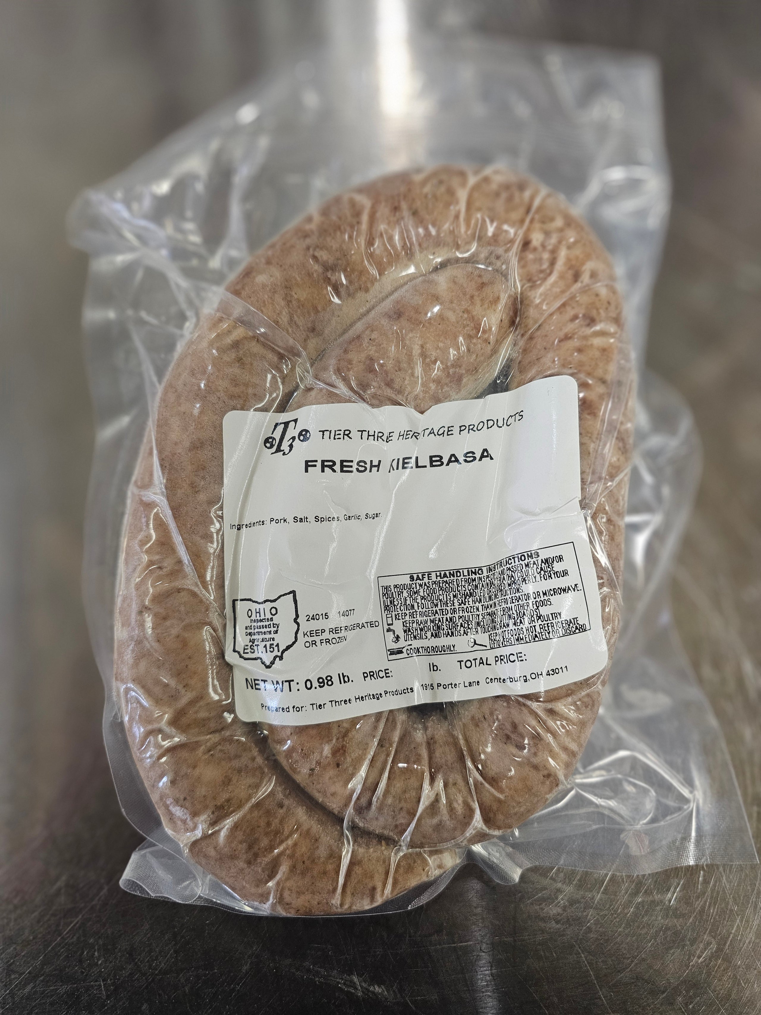 Fresh Kielbasa | Sweet CLE-'bus! Handmade Pierogi